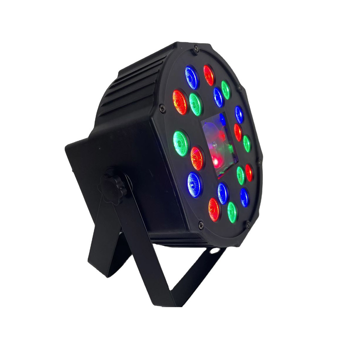 Led Pars: XKL-A3 PAR RGB 18LED ME ΚΟΚΚΙΝΟ / ΠΡΑΣΙΝΟ LASER