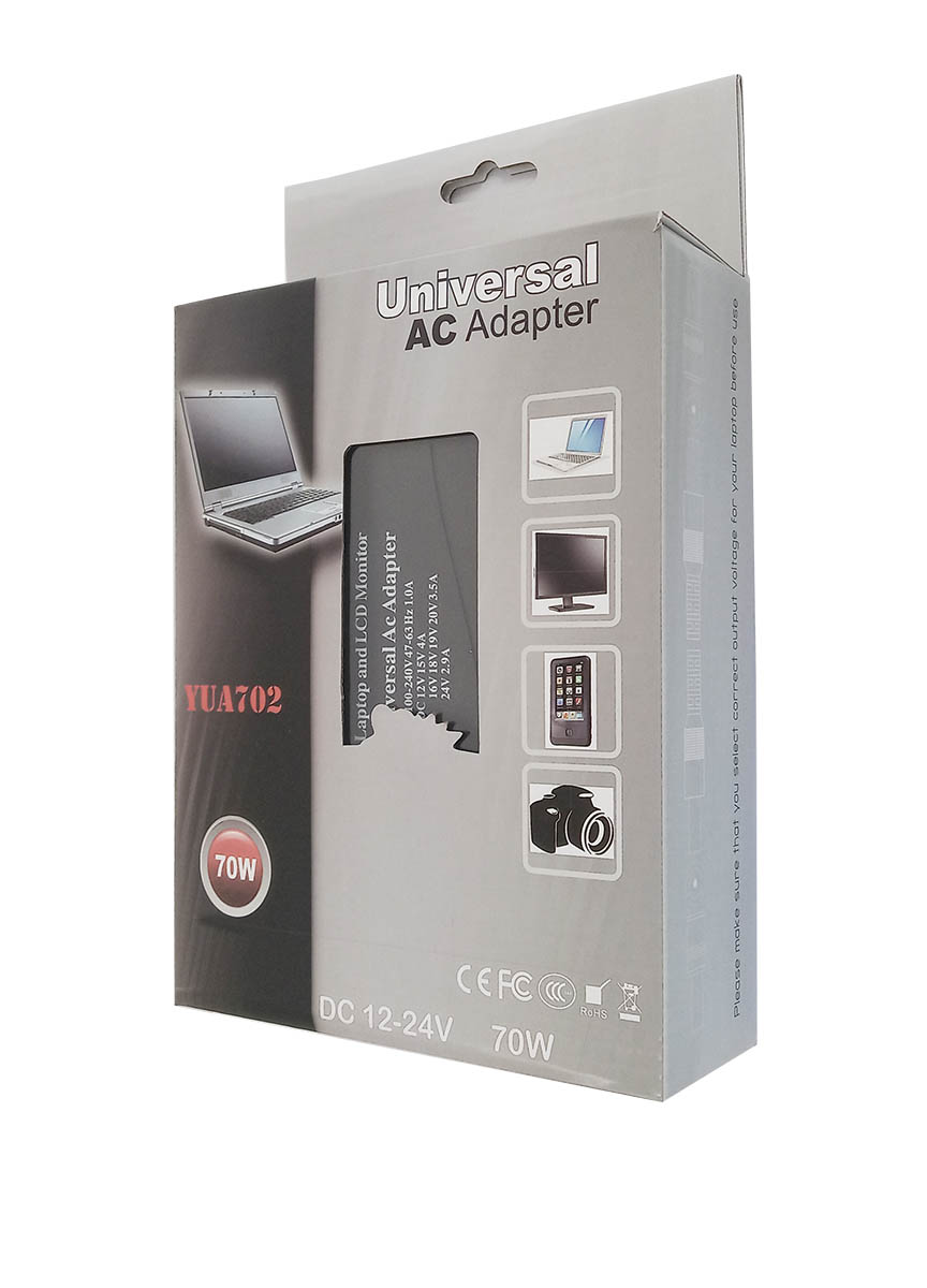 Universal τροφοδοτικά laptop / tablet: YUA702 UNIVERSAL ΤΡΟΦΟΔΟΤΙΚΟ 70W